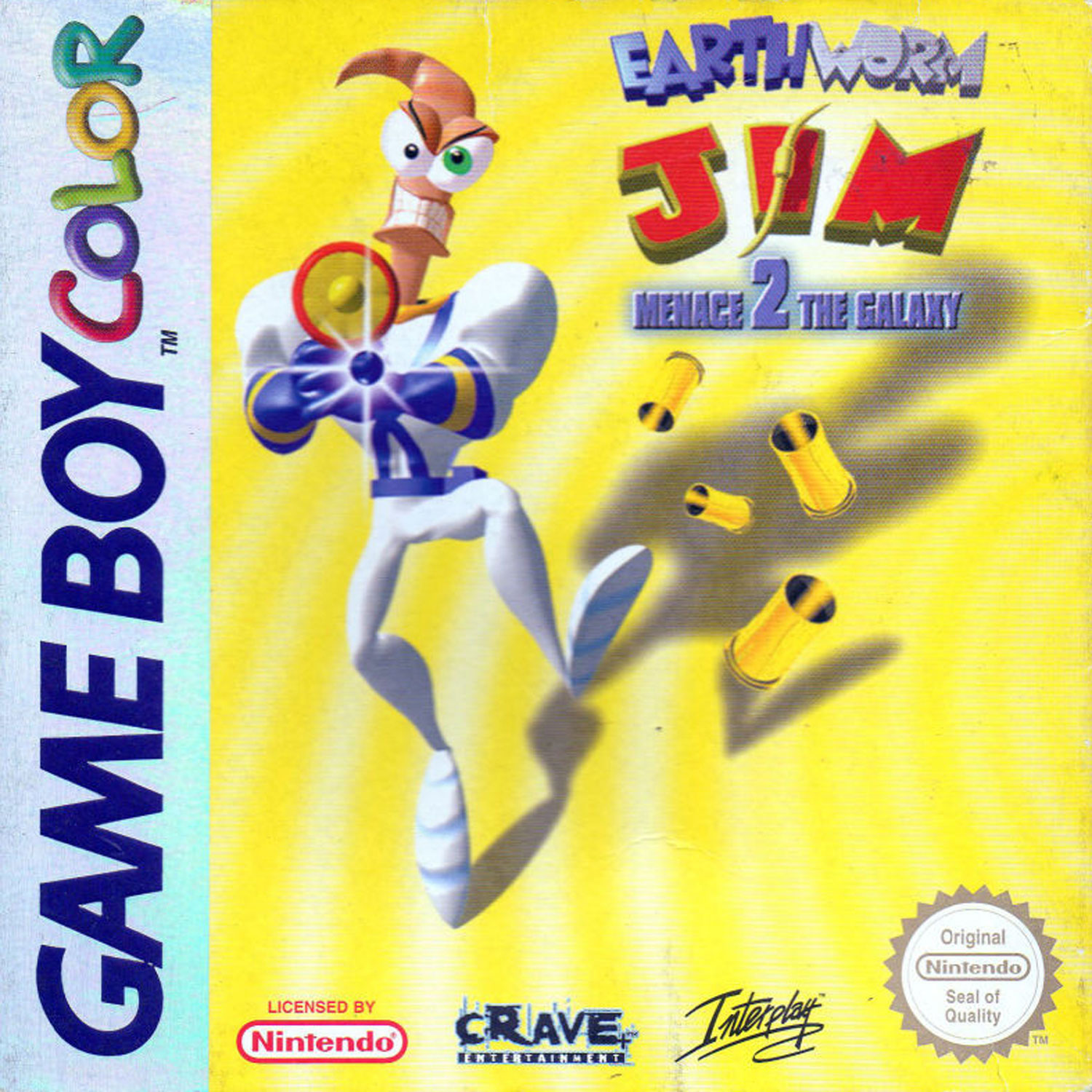 Earthworm Jim: Menace 2 the Galaxy PAL Version – Game Boy Color – Mangabox